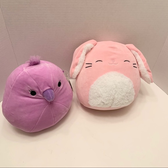 Kellytoy | Toys | Squishmallows Bop Rabbit Pink Peep Chick Purple ...